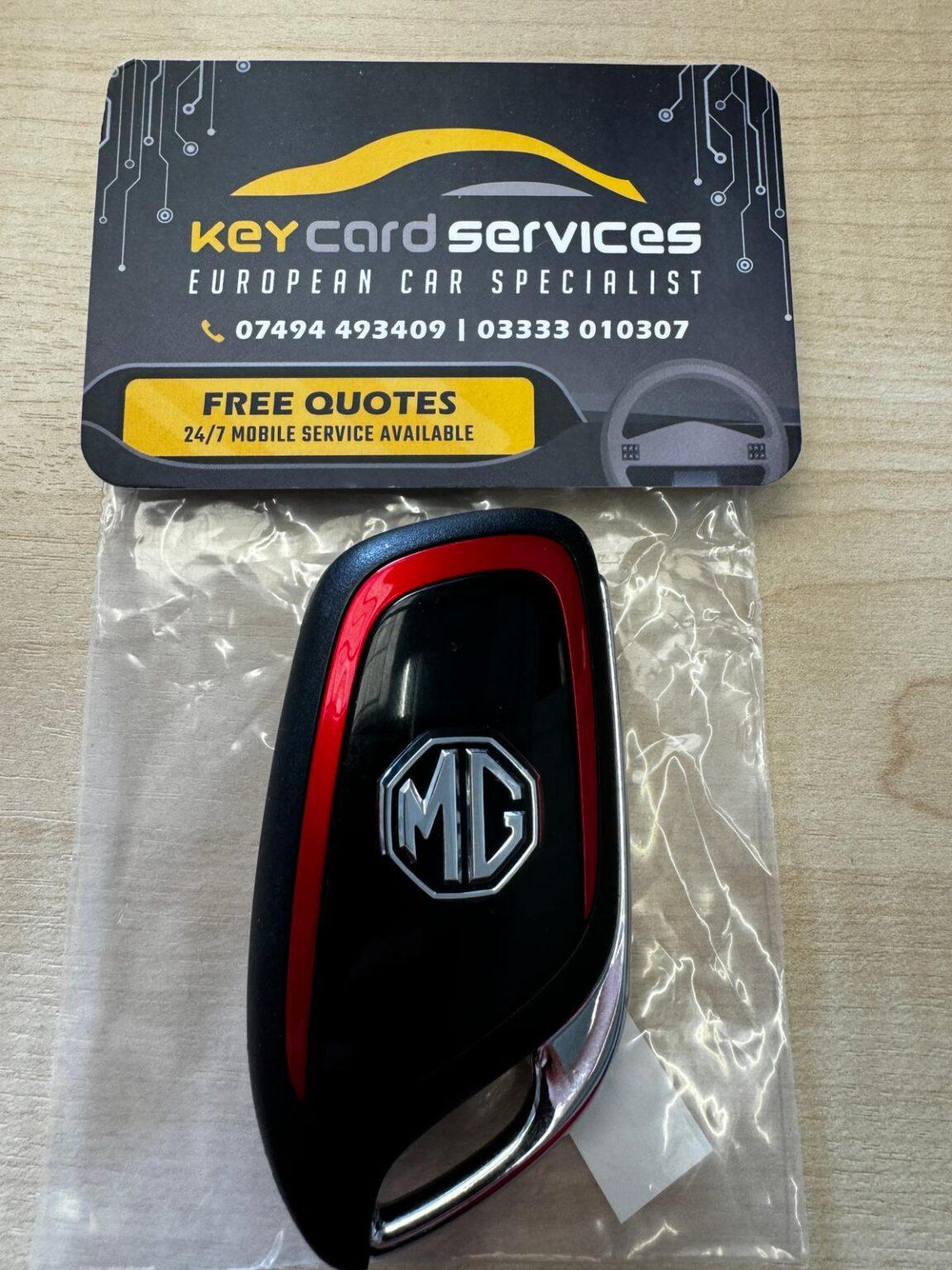 MG ZS 2019-2023 Genuine Smart Remote Key 3 Buttons 433MHz - Replacement ...